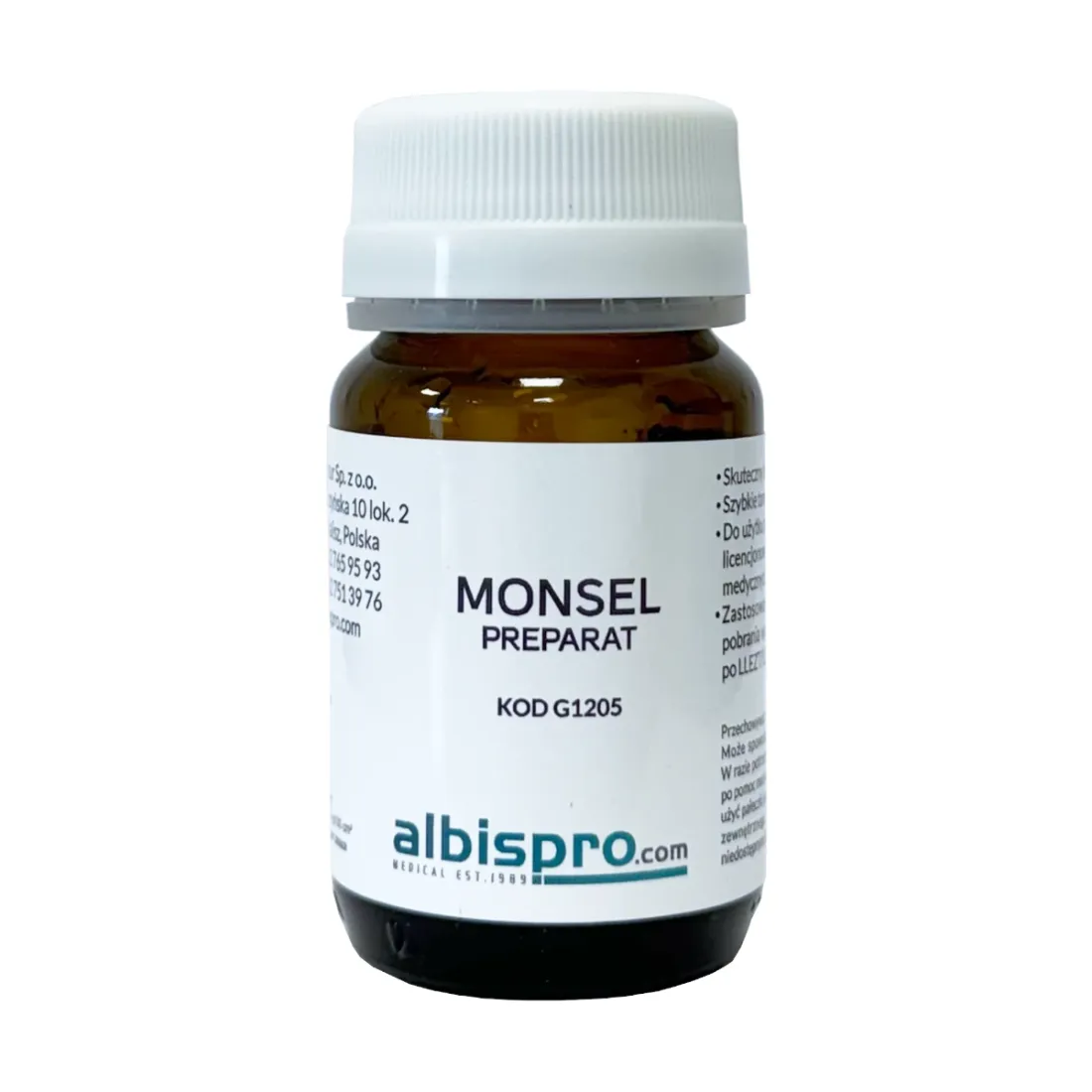 Monsel preparat hemostatyczny 15ml - ALBISPRO.com